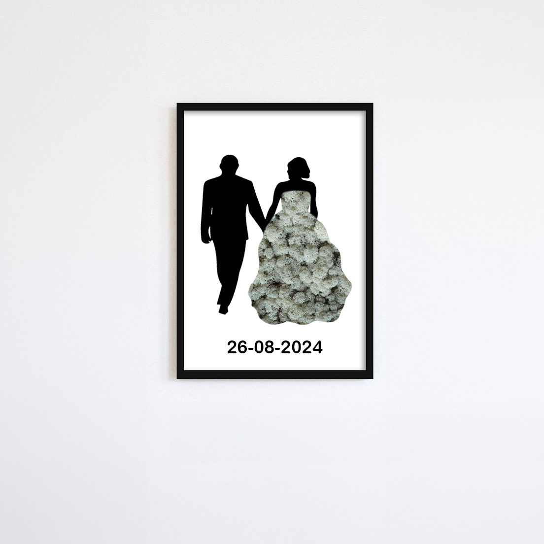 Moss portrait bridal couple