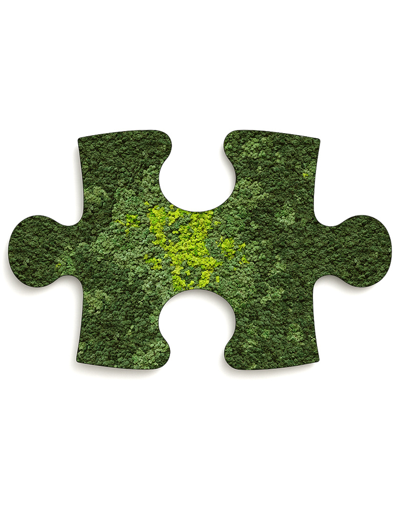 Moss Puzzle Piece Splash