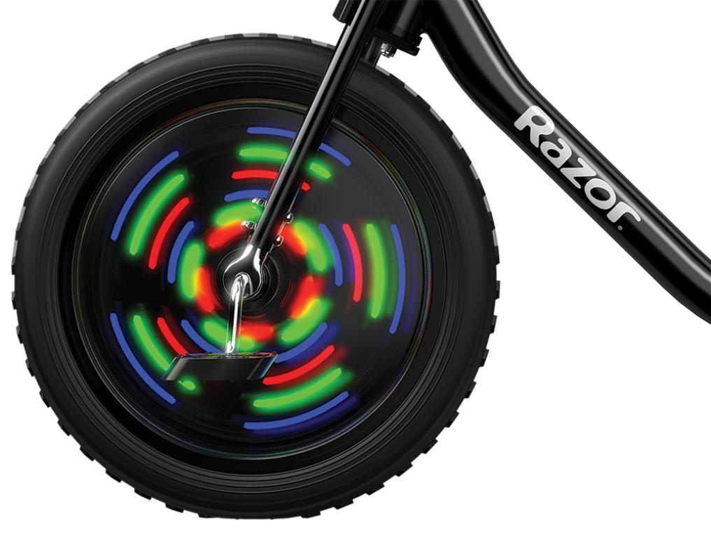 Razor Drift Trike Riprider 360 Lightshow Zwart - Djimmi.nl