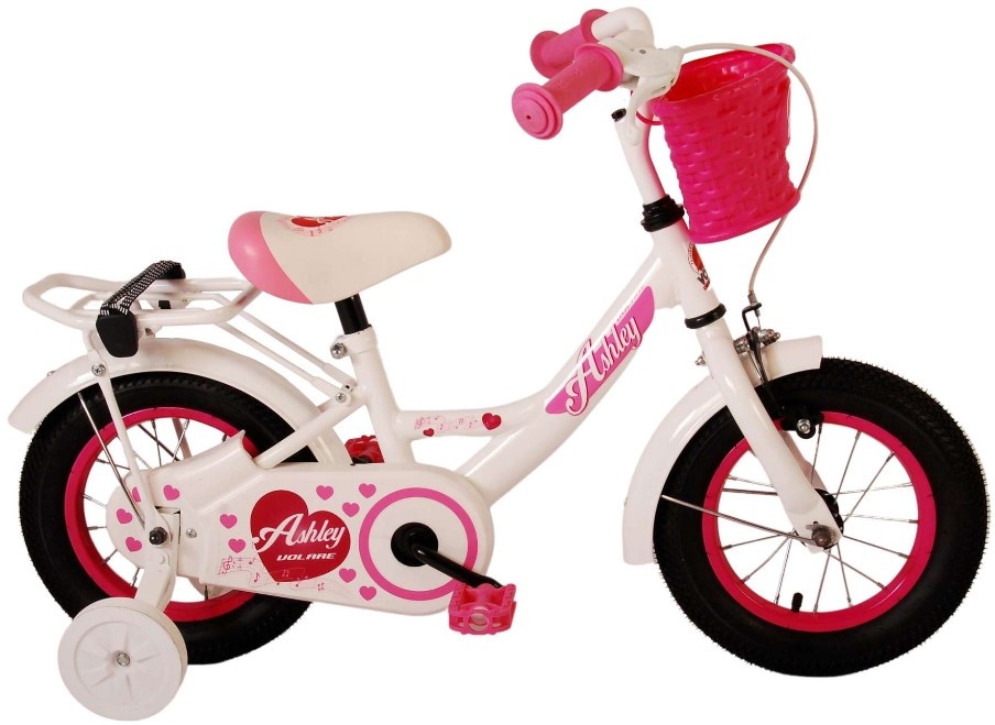 Volare Meisjesfiets 12 Inch Ashley Wit 31230 - Djimmi.nl