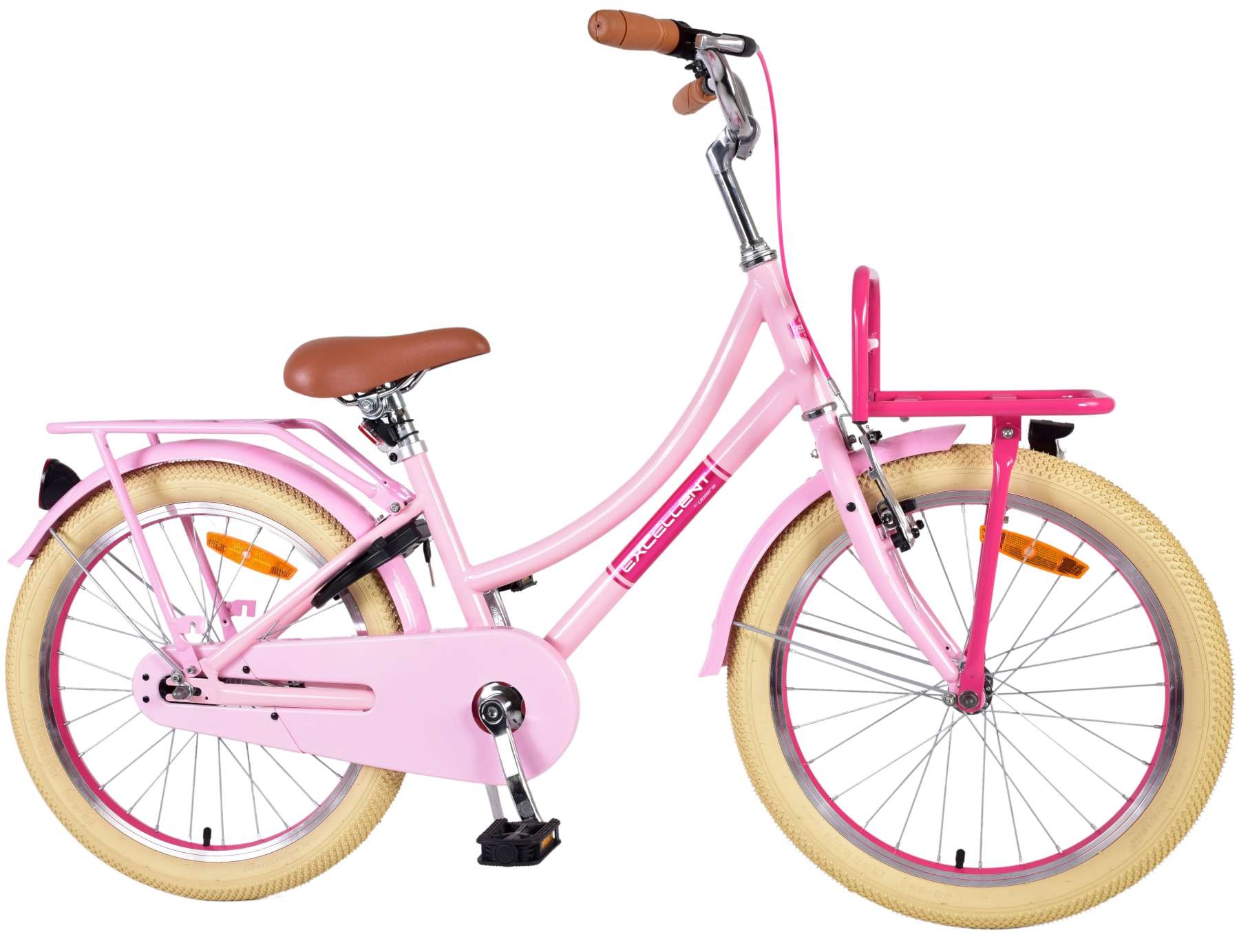 Volare Meisjesfiets 20 Inch Excellent Roze 22134 - Djimmi.nl