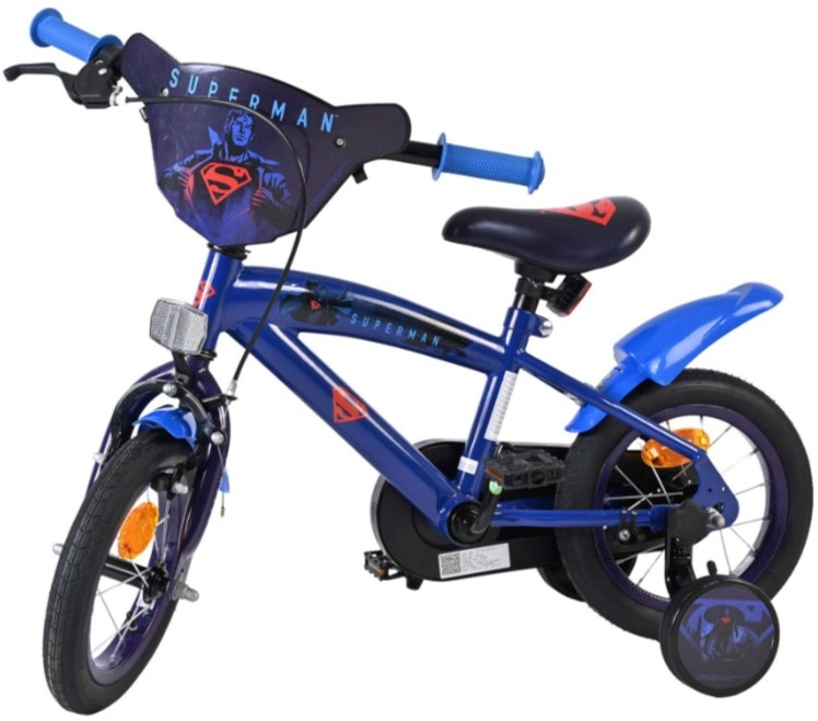 Superman Fiets 12 Inch Blauw 51222-CB12 - Djimmi.nl