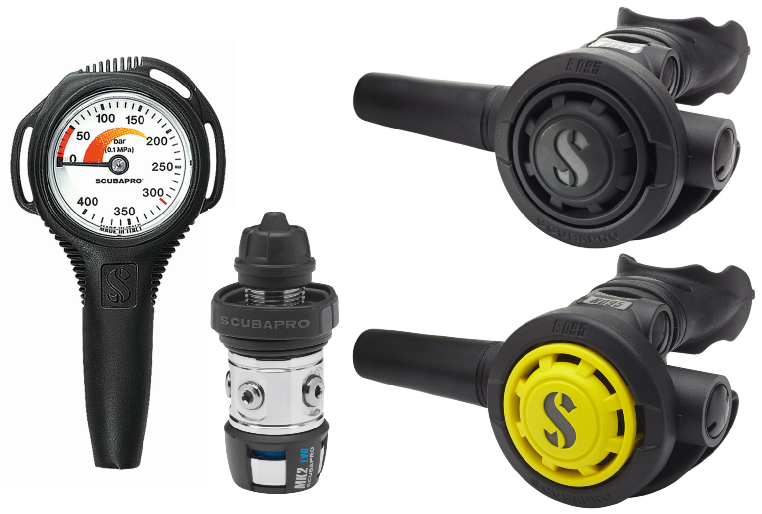 Scubapro MK2 Evo R095 Compact SPG Set | Lucas Divestore