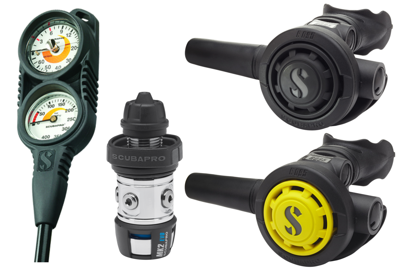 Scubapro MK2 Evo R095 Compact Console Set | Lucas Divestore