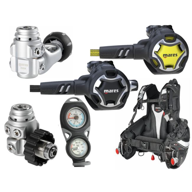 Mares Dual ADJ 62X Dual Set | Lucas Divestore