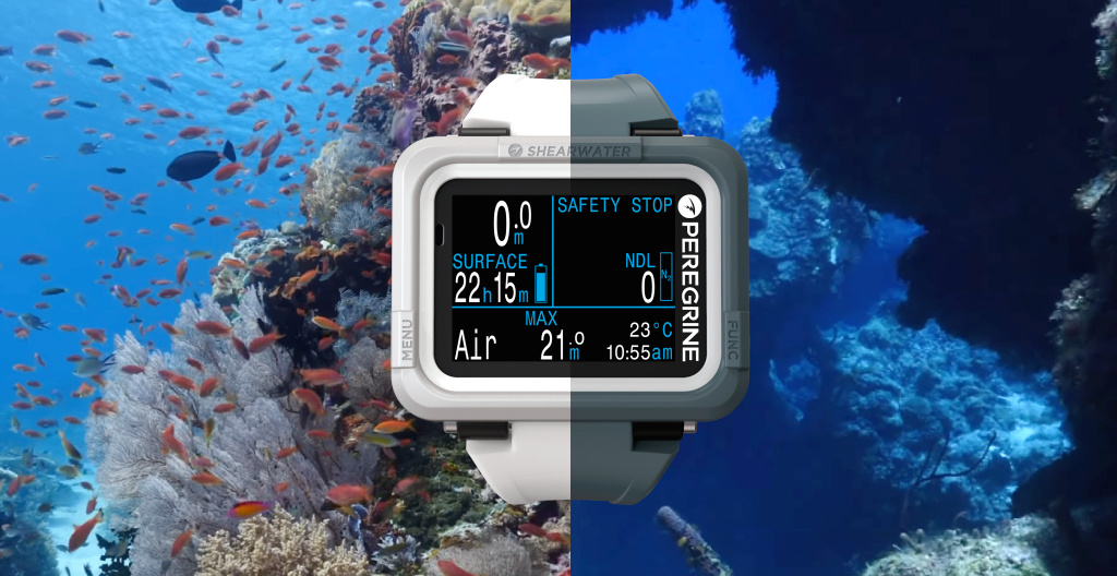 Shearwater Peregrine duikcomputer bij Lucas Divestore | Lucas Divestore