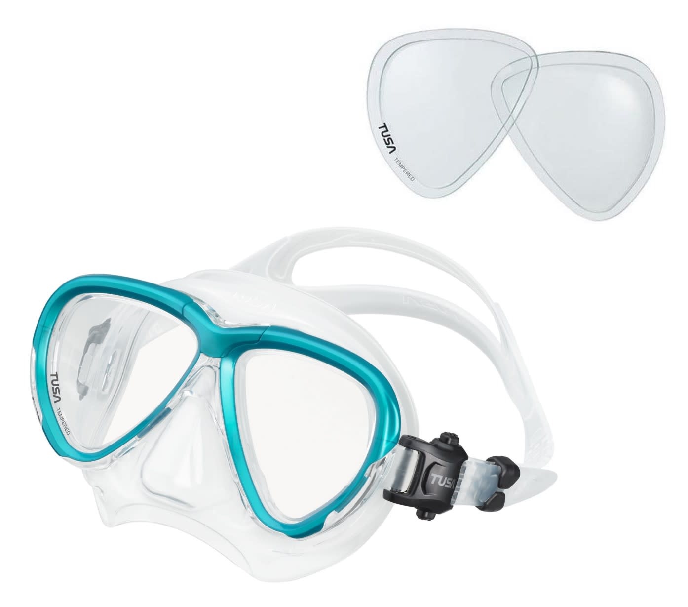 Tusa Intega Positive Glasses Clear Silicone | Lucas Divestore