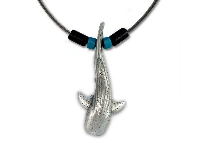 Big Blue by Roland St John Pewter Pendants - Whale Shark | Lucas Divestore