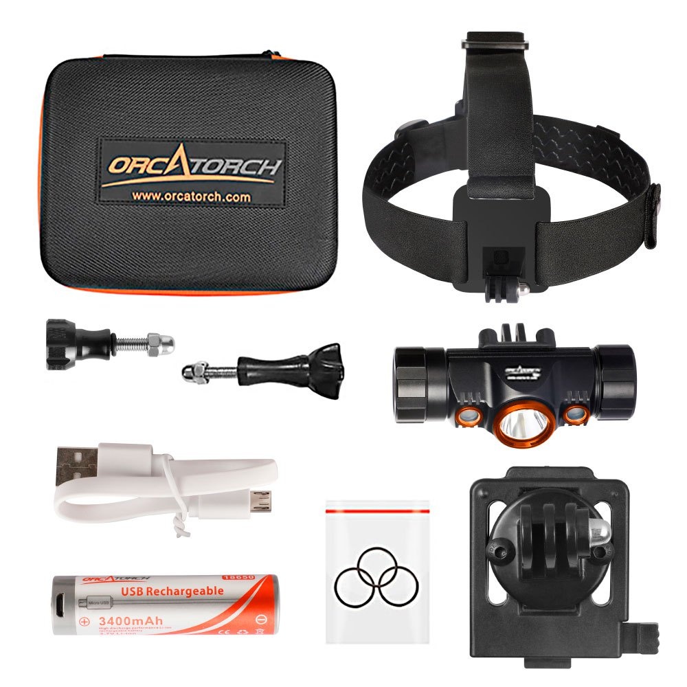 OrcaTorch TD01 Dive Headlamp | Lucas Divestore
