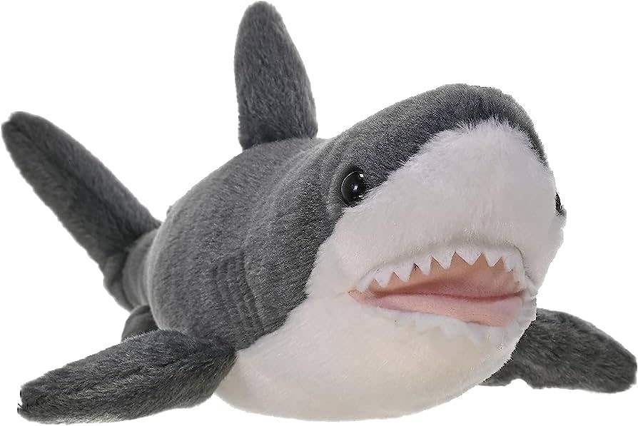 Wild Republic Great White Shark Stuffed Animal | Lucas Divestore