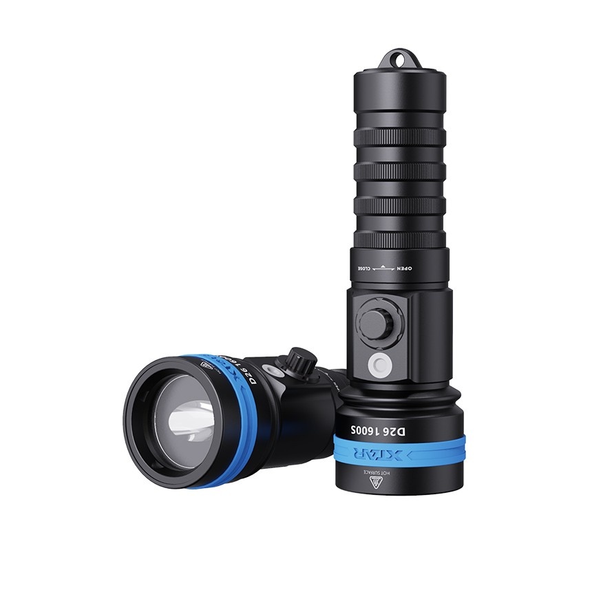XTAR D26 1600S Diving Flashlight | Lucas Divestore