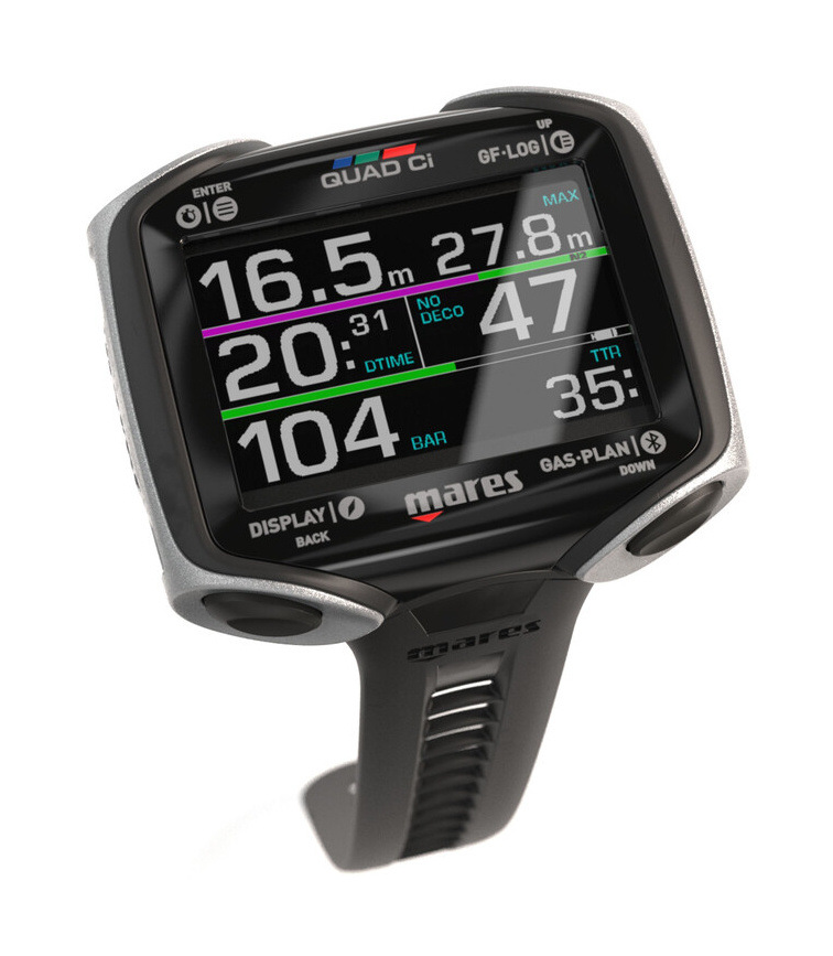 Mares Quad Ci dive computer | Lucas Divestore
