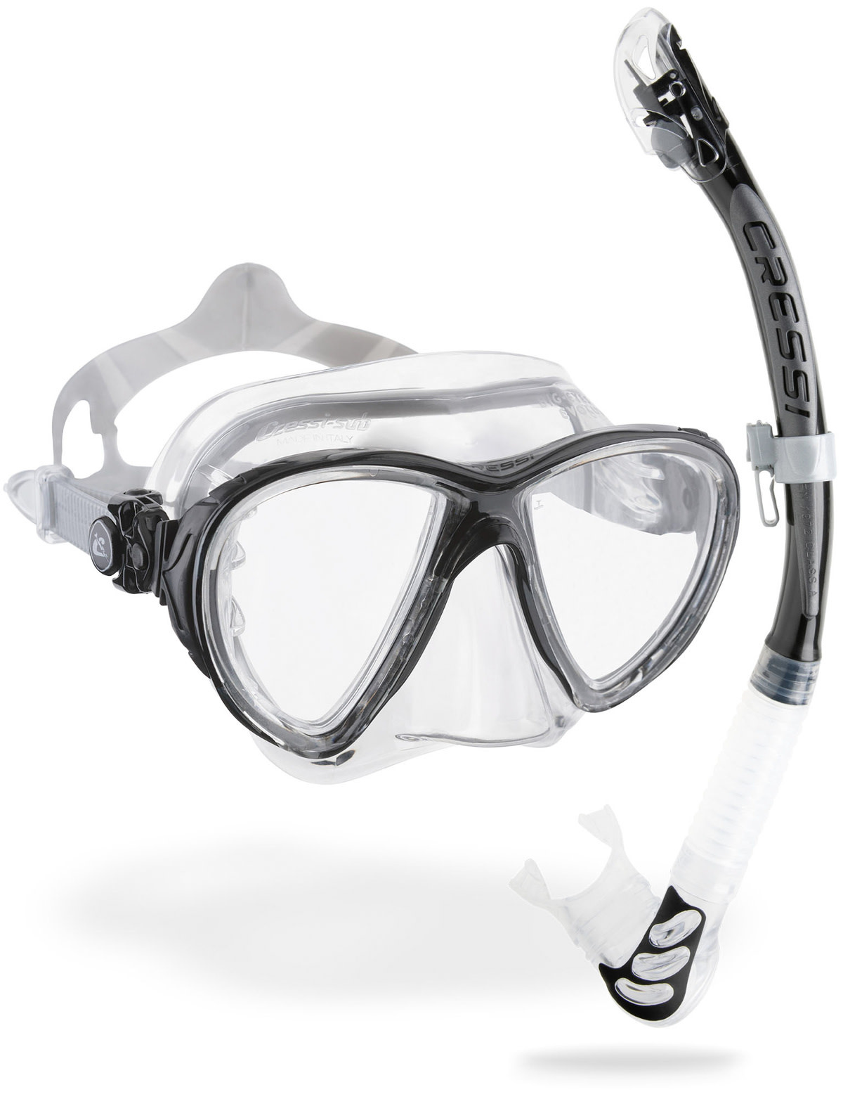 Cressi Big Eyes Evolution plus Alpha Ultra Dry Snorkeling Combo | Lucas ...
