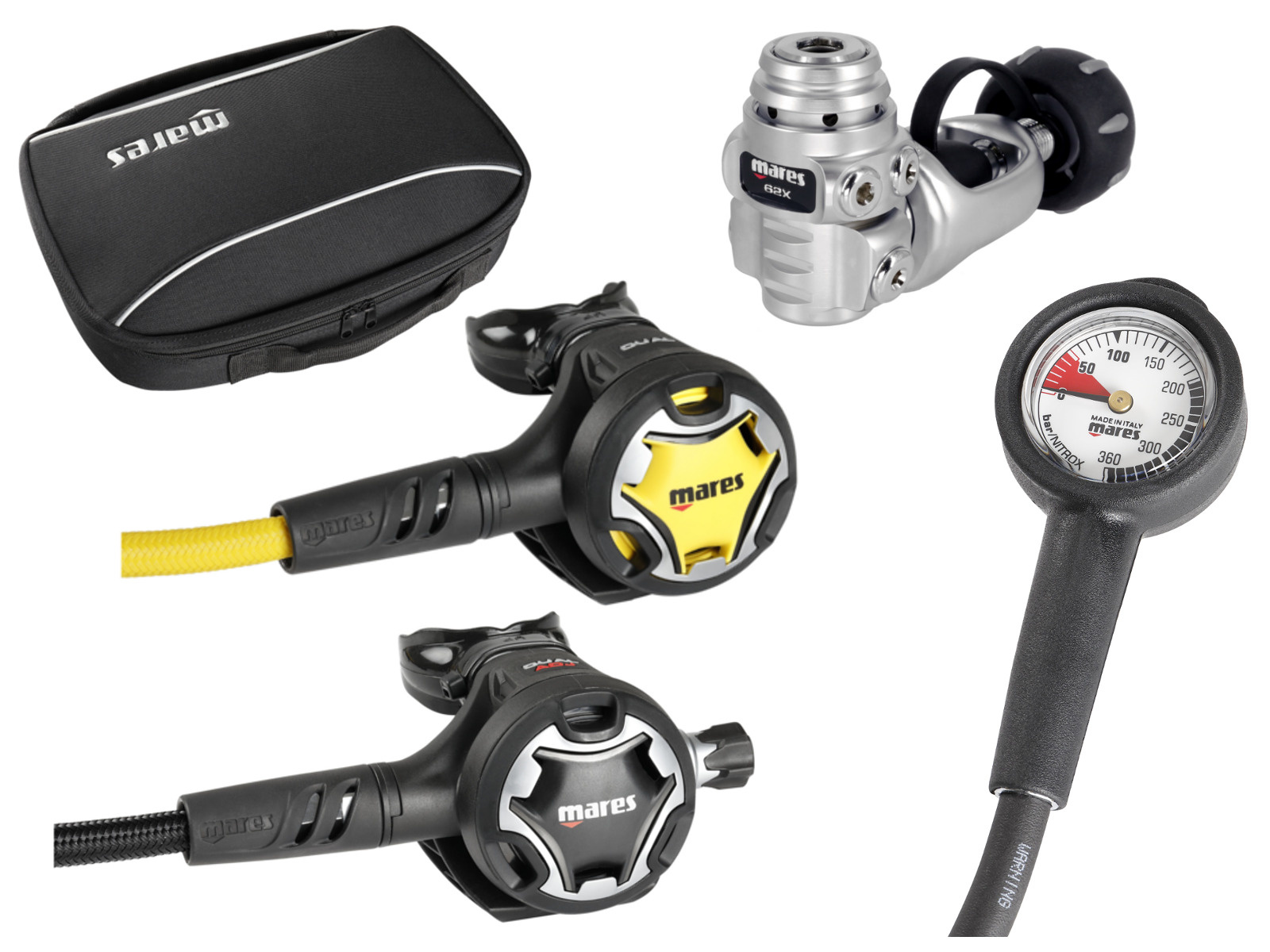Mares Regulator Set Dual ADJ 62X Performance Set | Lucas Divestore