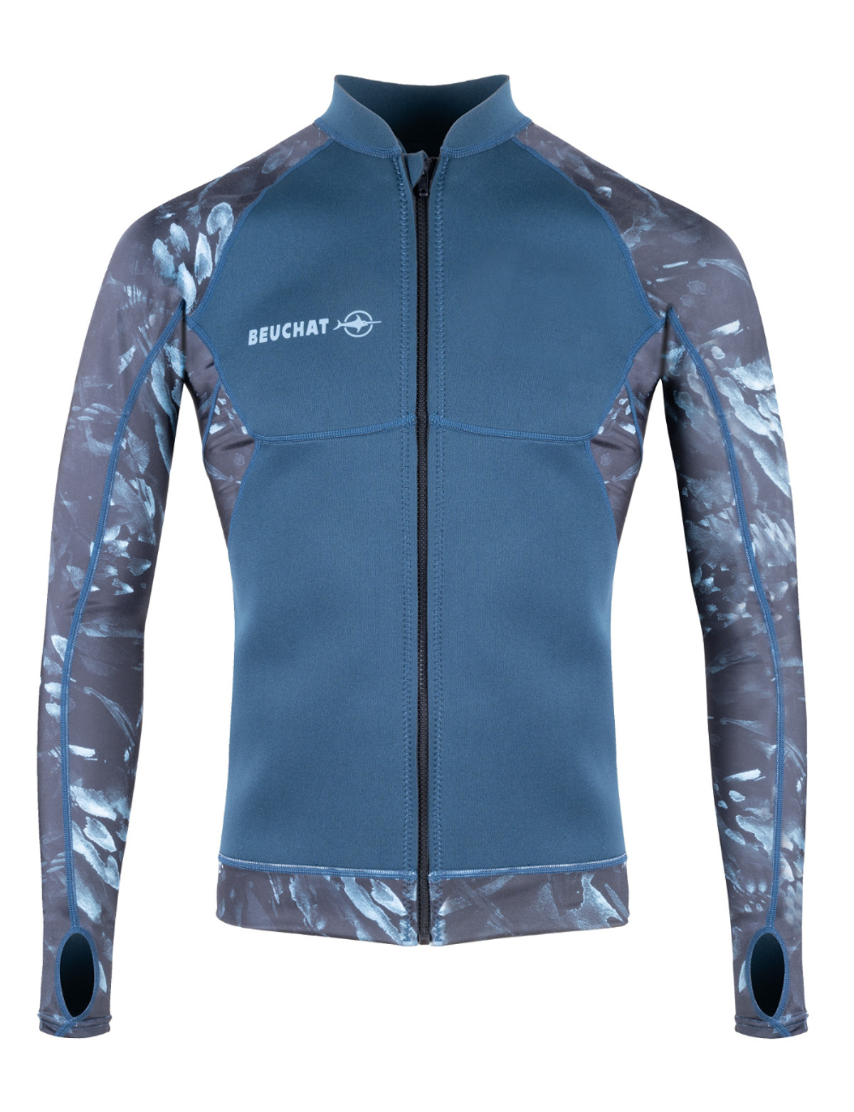 Beuchat Atoll Zipped Jacket Seaweed Male | Lucas Divestore