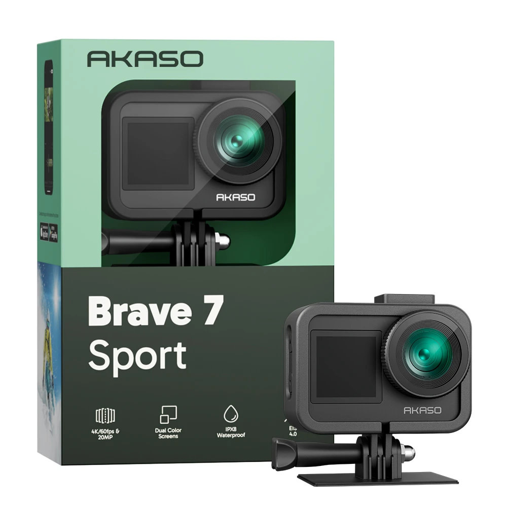 Akaso Brave 7 Sport Kit + Waterproof Case | Lucas Divestore