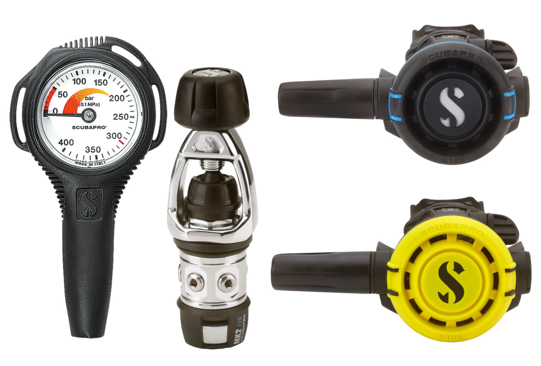 Scubapro MK2 Evo R105 Compact SPG Set | Lucas Divestore