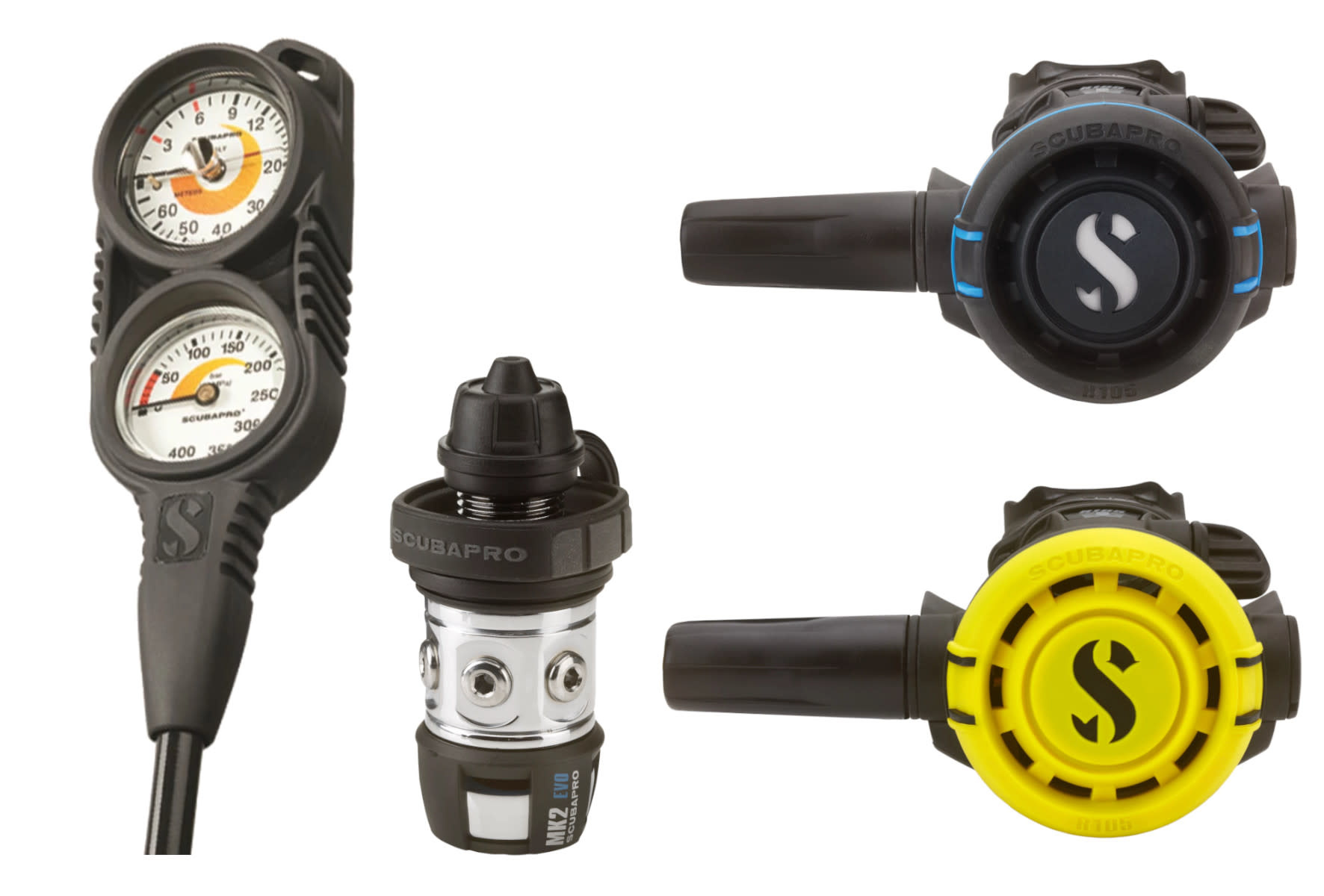 Scubapro MK2 Evo R105 Compact Console Set | Lucas Divestore