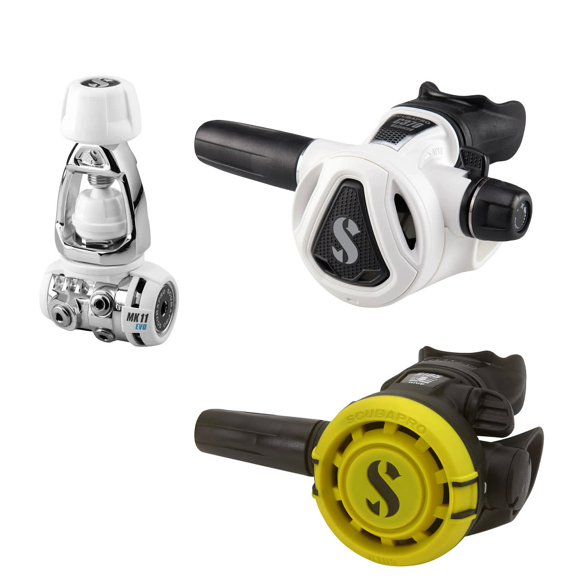 Scubapro MK11 EVO C370 White Edition R105 Set | Lucas Divestore