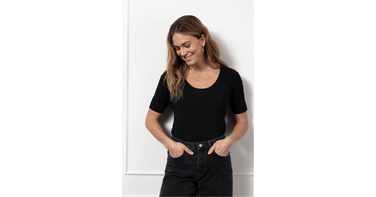 Studio Anneloes T-shirt Sascha 91537 - 9000 Black - Greenfield Fashion