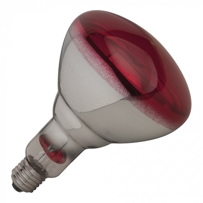 Warmtelamp 250W rood - infrarood lamp - KeK Horeca