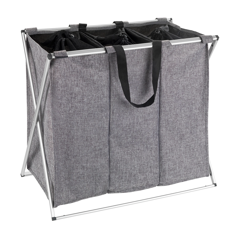 3 vaks wasmand trekkoordsluiting | Wenko - So Clever