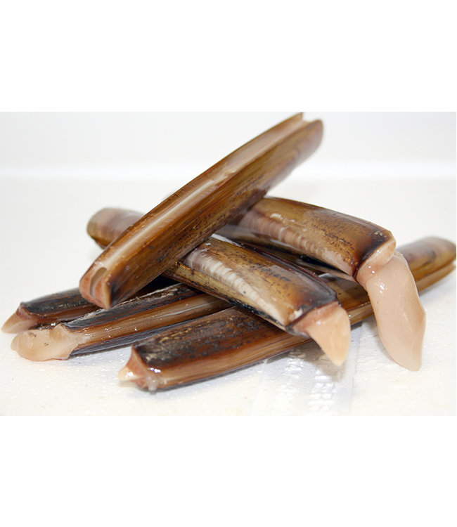 Scheermessen in netje (1 kg.) - Urker Vishandel Hakvoort