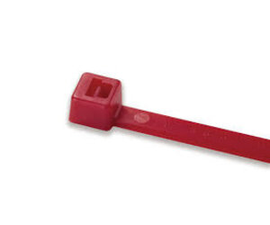 HellermannTyton Kablebinder / cable tie 100 x 2,5 mm - Rood - 100stuks ...