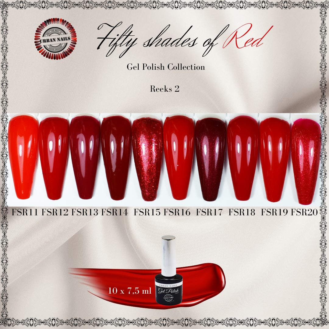 Fifty Shades of Red 15 - Roxenne Nails