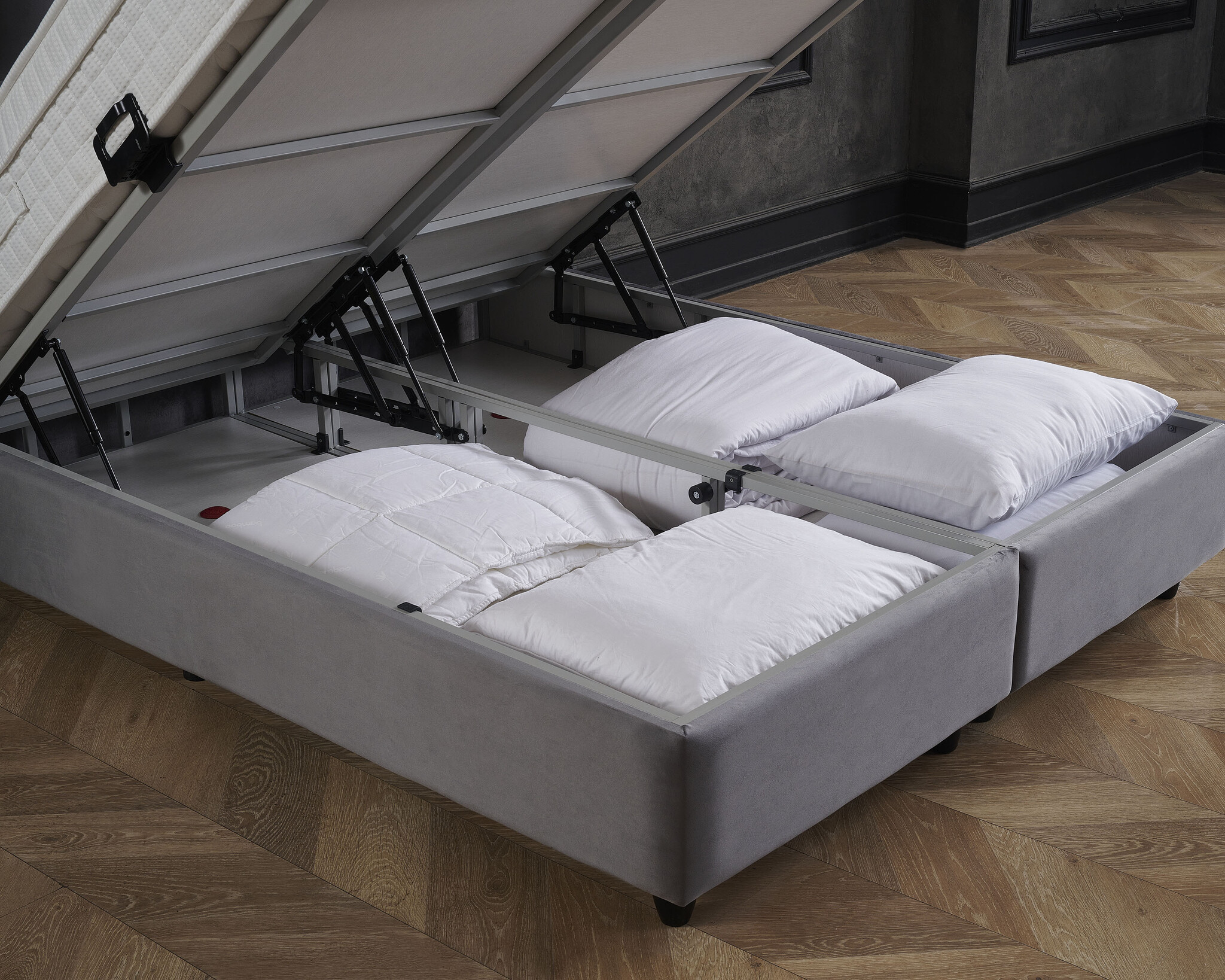 Boxspring met Opbergruimte - Miami - Boxspring-Warenhuis.nl