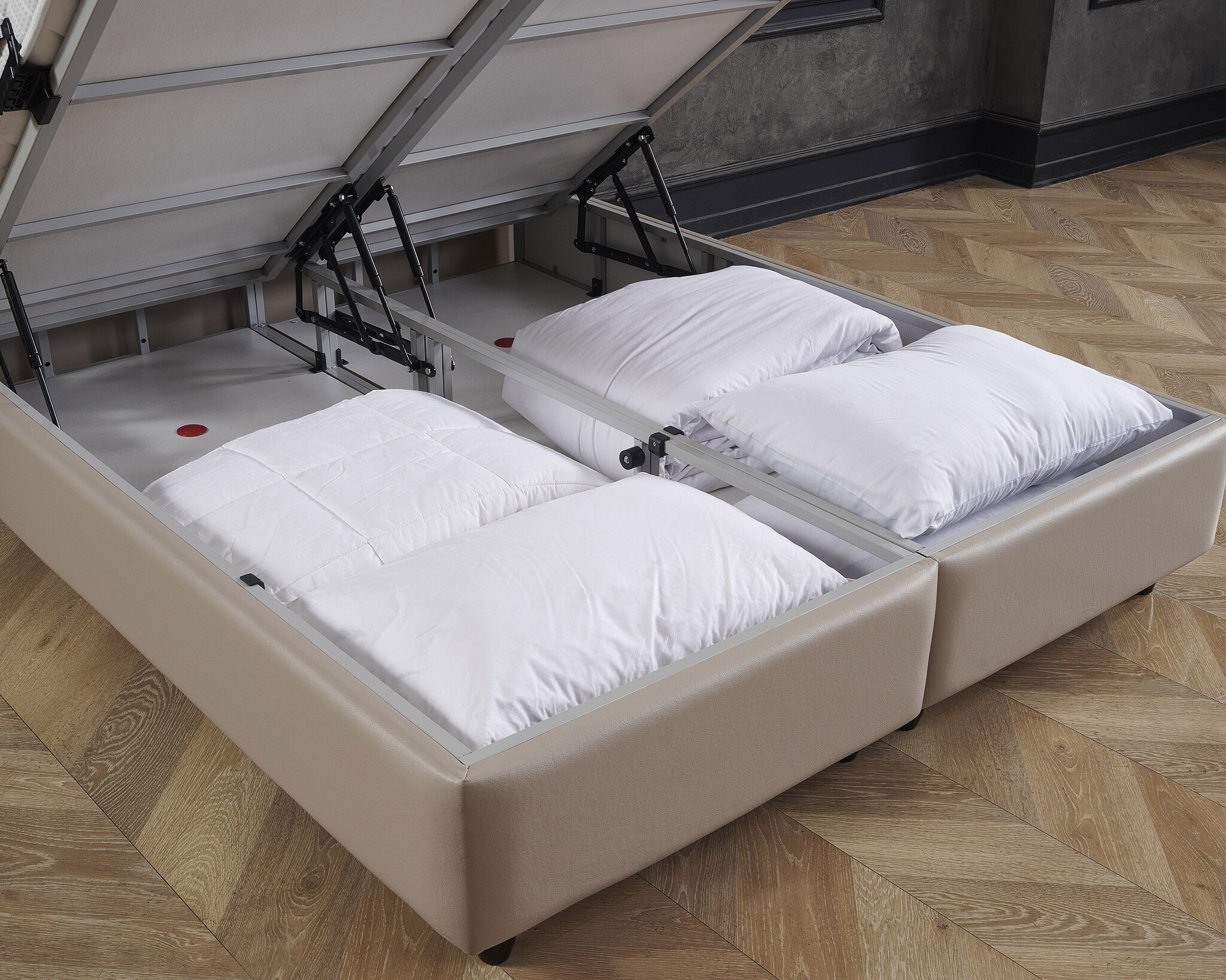 Boxspring met Opbergruimte - Miami - Boxspring-Warenhuis.nl