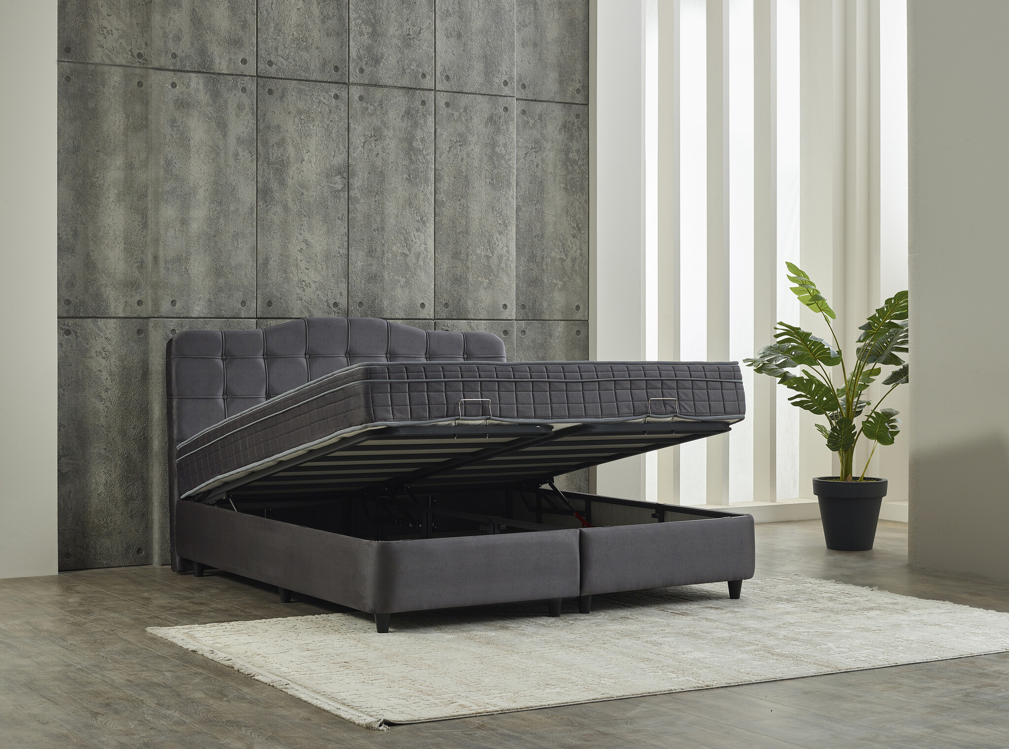 Boxspring met Opbergruimte - Marrakech - Boxspring-Warenhuis.nl