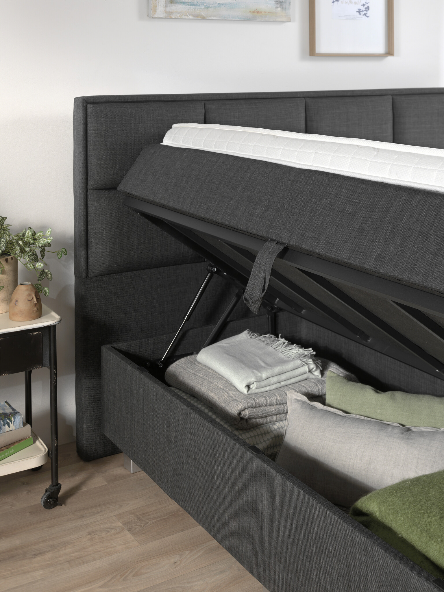 Boxspring met Opbergruimte - Grande - Boxspring-Warenhuis.nl