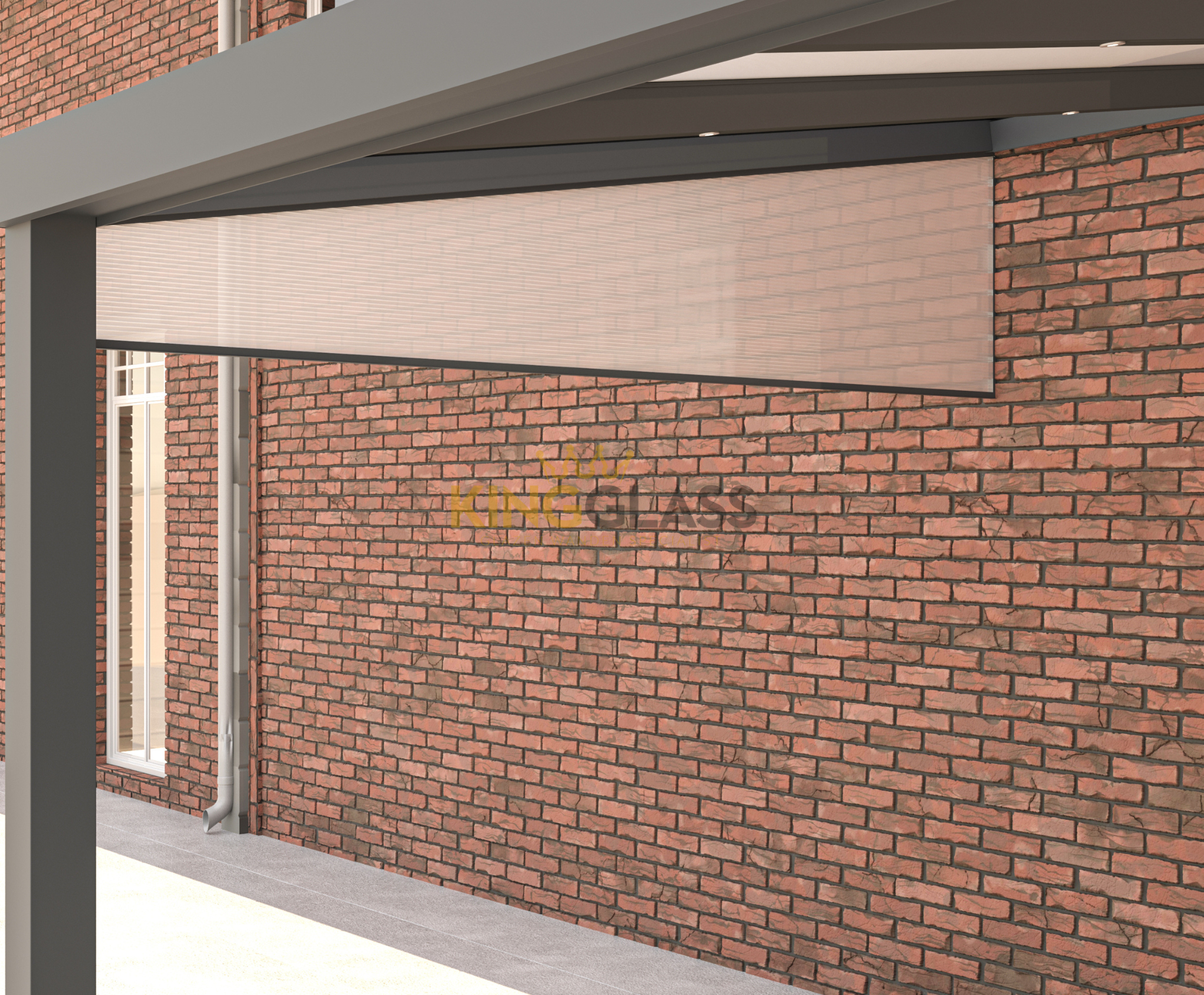 Spie voor Veranda – Zwart, Verschillende Lengtes & Polycarbonaat ...