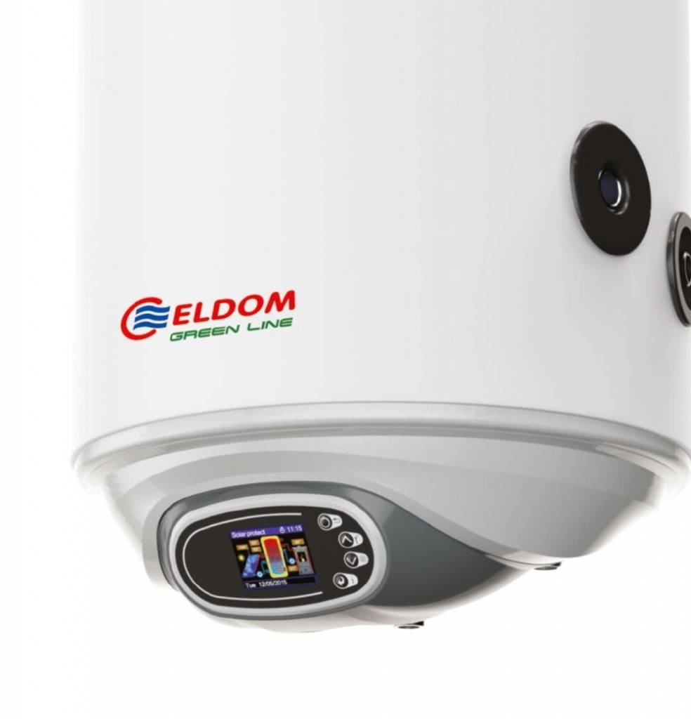 ELDOM Green Line Elektrische boiler 80L met warmtewisselaar en digital ...