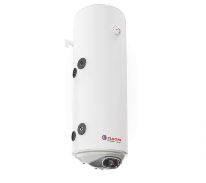 ELDOM Green Line Elektrische boiler 120L met warmtewisselaar en digita ...
