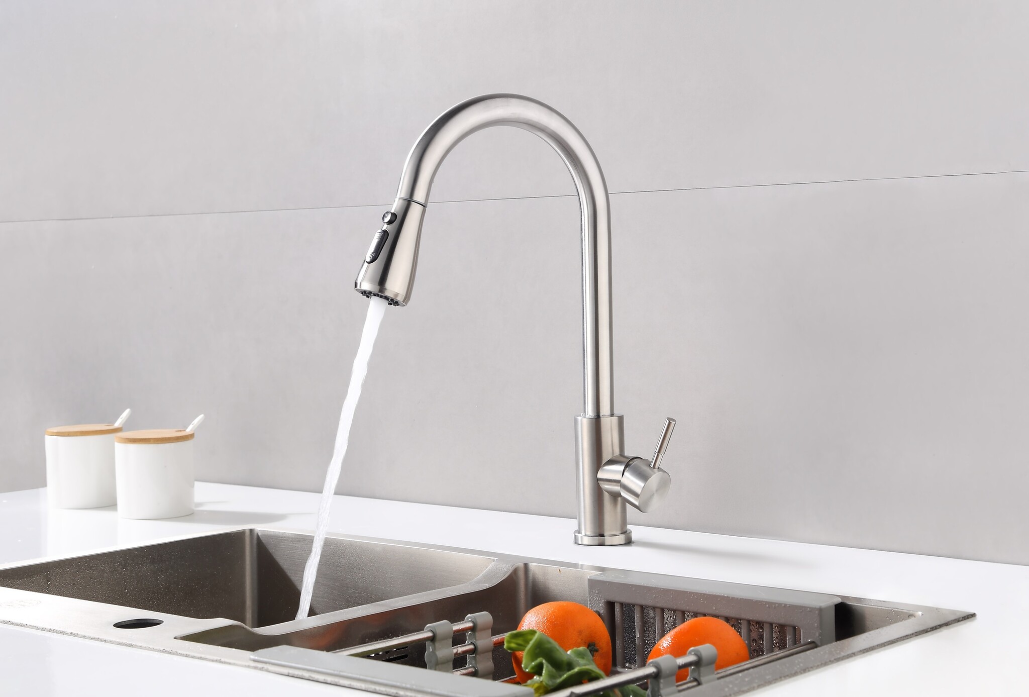 Nurion keukenkraan Silver met uitloop - Gaslooswonen .nl - Grootste in ...