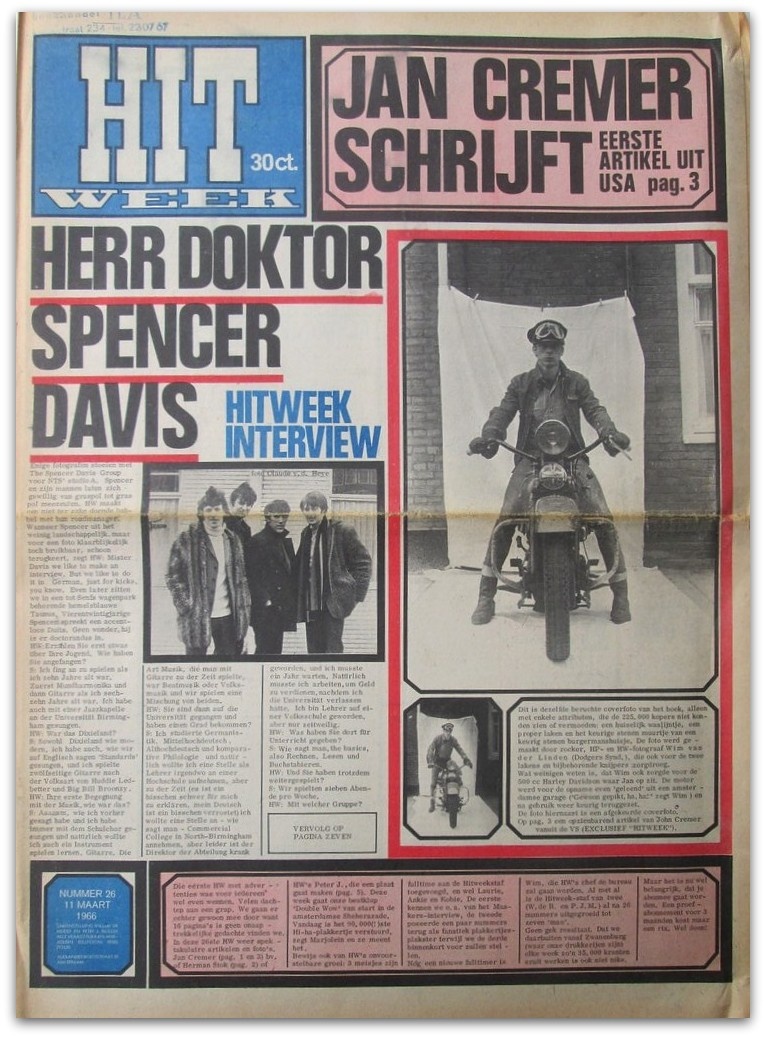 Willem de Ridder [red.] - Hitweek No. 26 - 1966 - ArcanaCabana