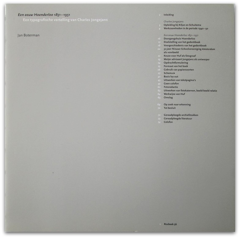 Jan Boterman - Een eeuw Hoenderloo (1851-1951) - 2005 - Arcana Cabana