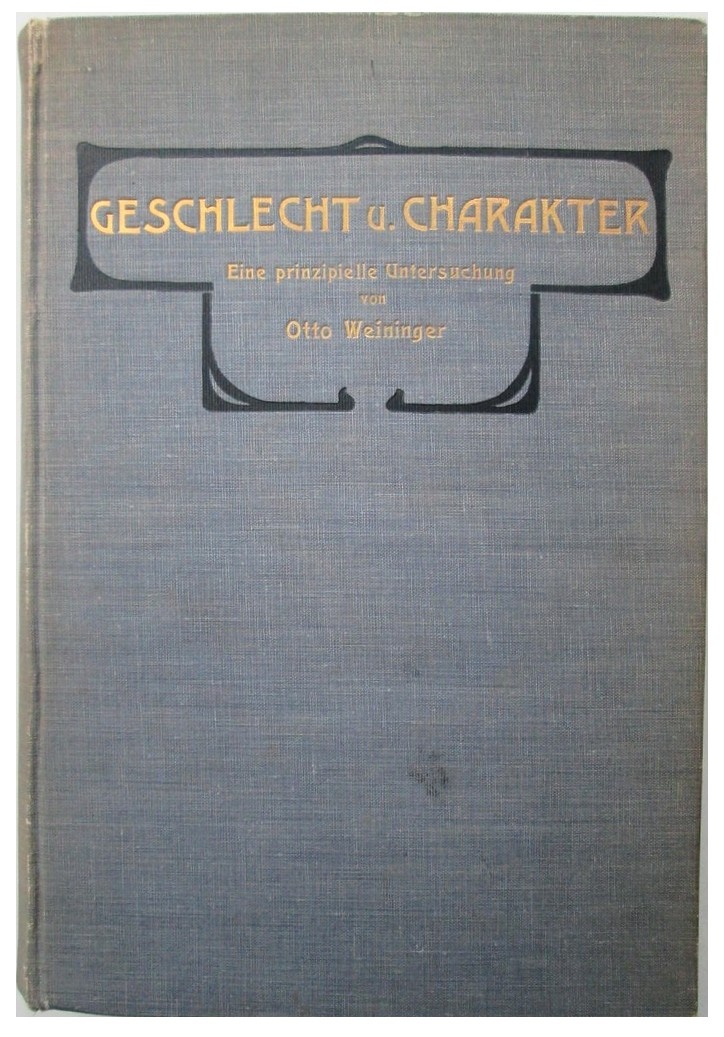 Otto Weininger - Geschlecht und Charakter - 1905 - Arcana Cabana