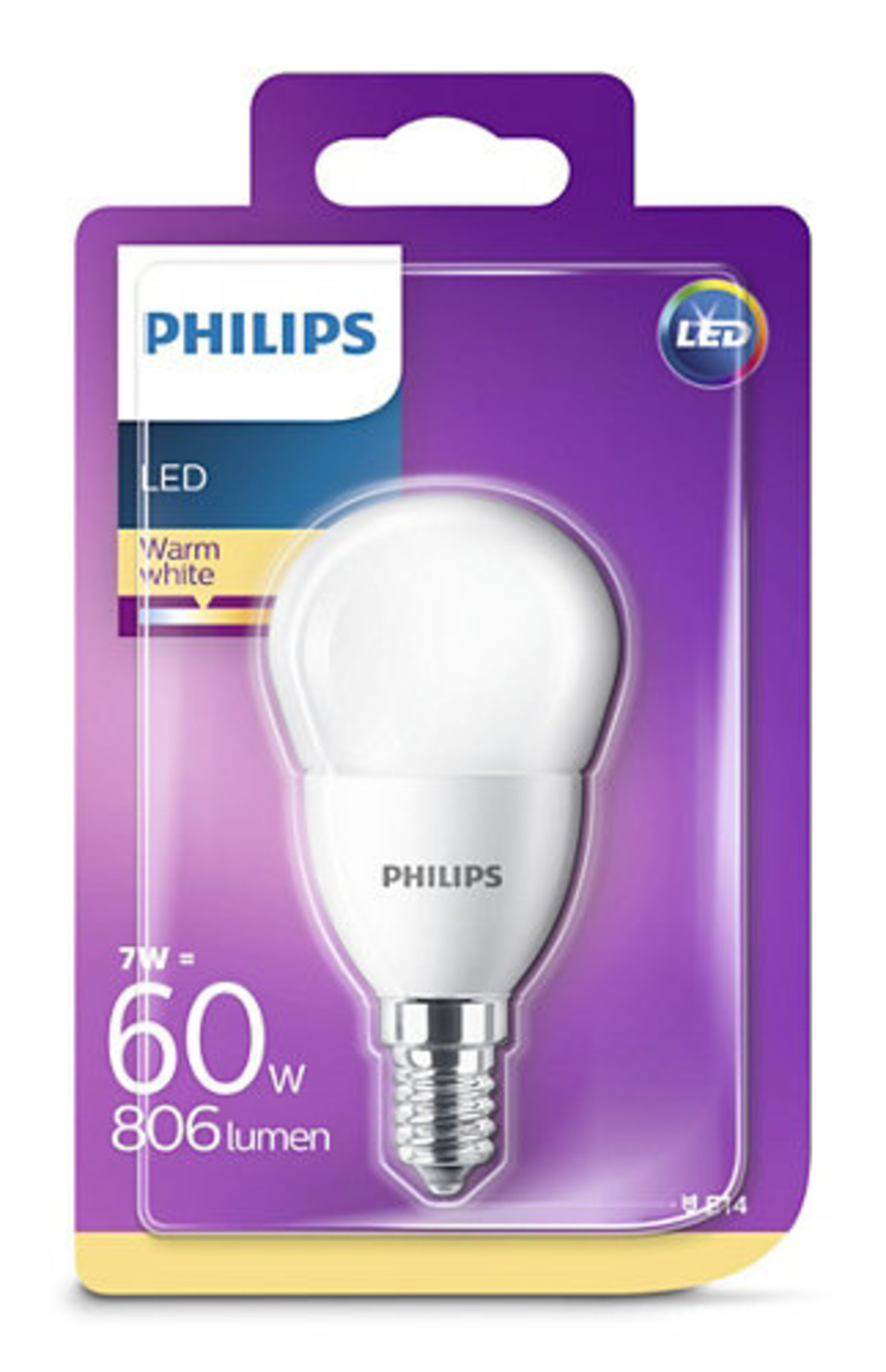 Philips - E14 Led 7W 2700K 806lm - Mooielampen.com - Mooielampen.com