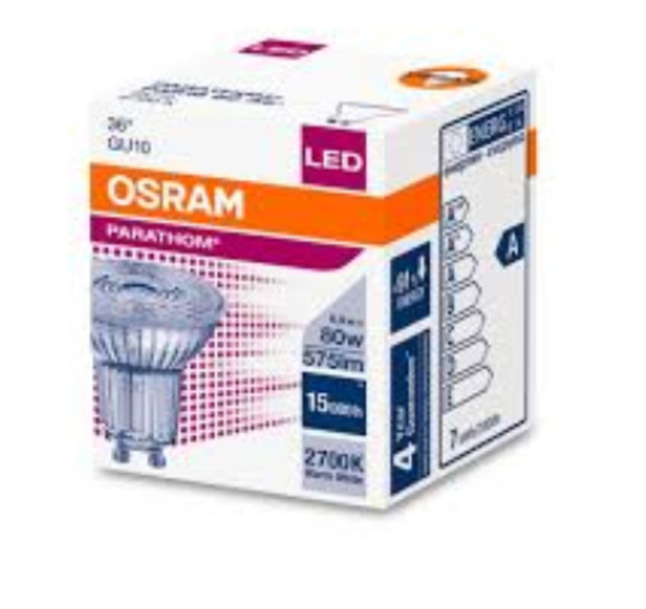 Osram - GU10 Led 8,3W 2700K 575lm dimbaar - Mooielampen.com ... Osram - GU10 Led 8,3W 2700K 575lm dimbaar - Mooielampen.com ...