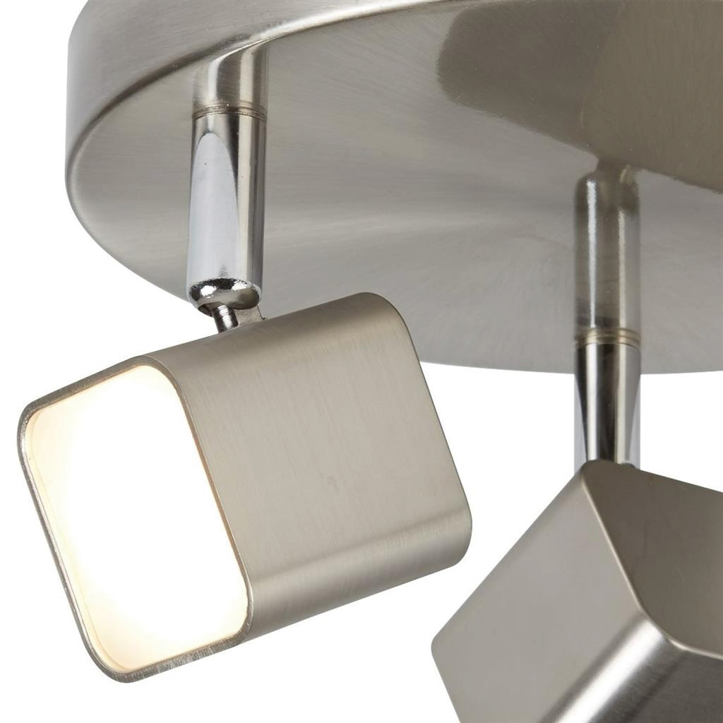 Searchlight Plafondlamp Quad 3L Zilver - Mooielampen.com