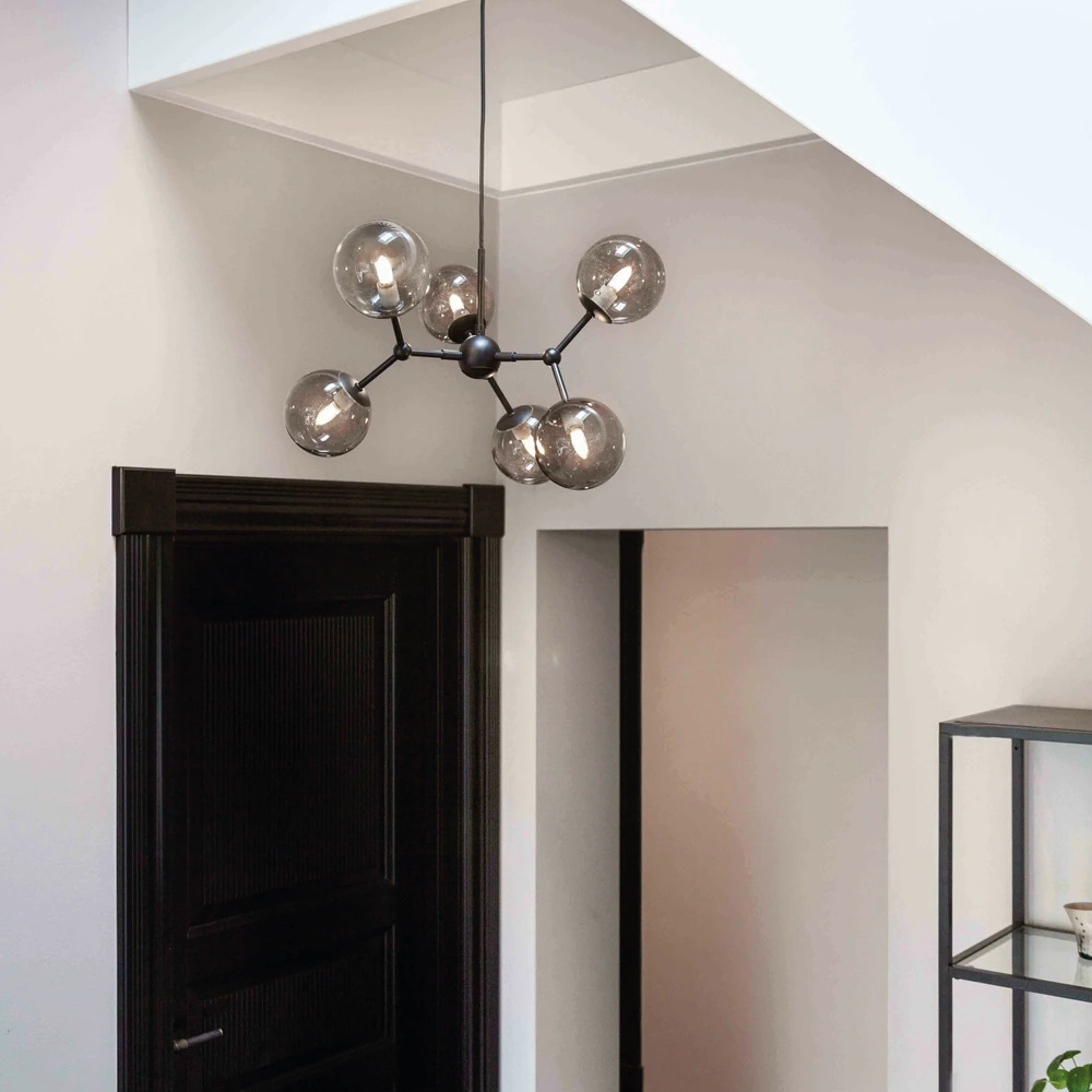 Halo Design Hanglamp Atom 57cm Smoke - Mooielampen.com