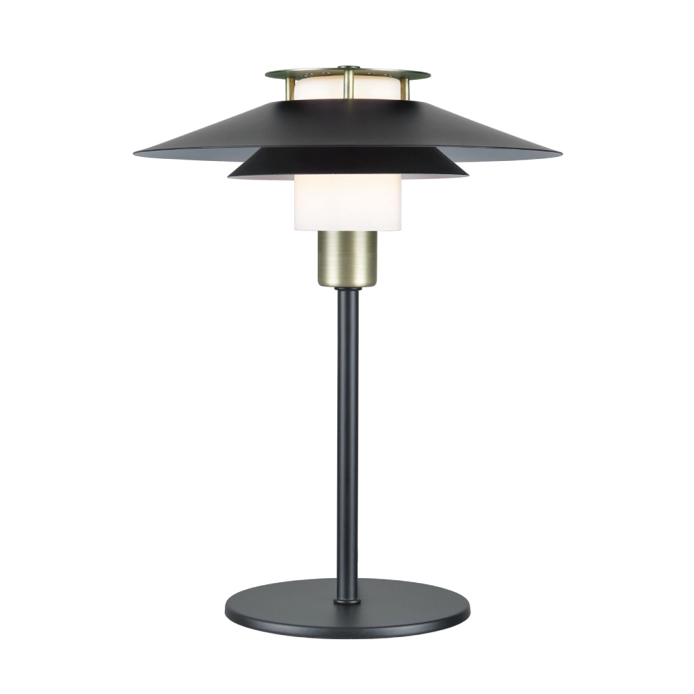 Halo Design Tafellamp Rivoli Zwart/Messing - Mooielampen.com