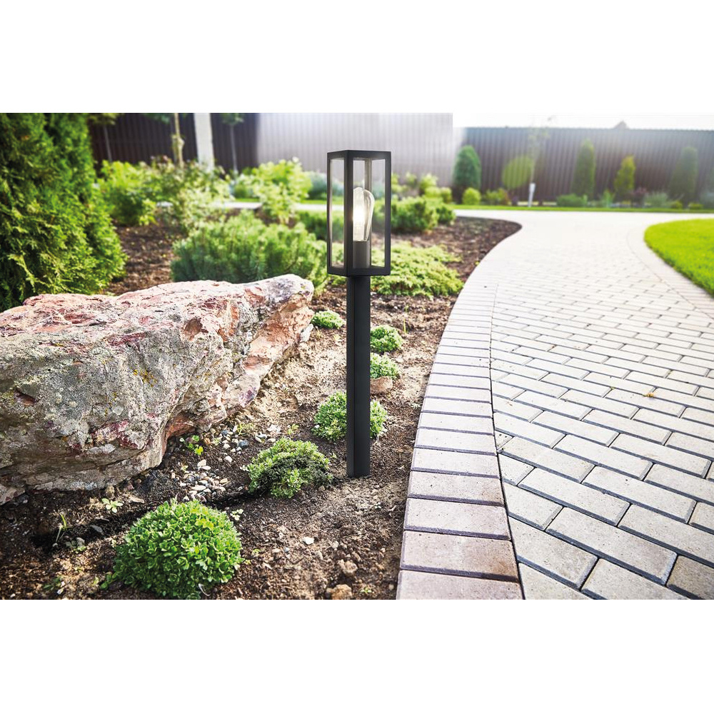 Searchlight Buitenlamp Box 90cm Zwart - Mooielampen.com