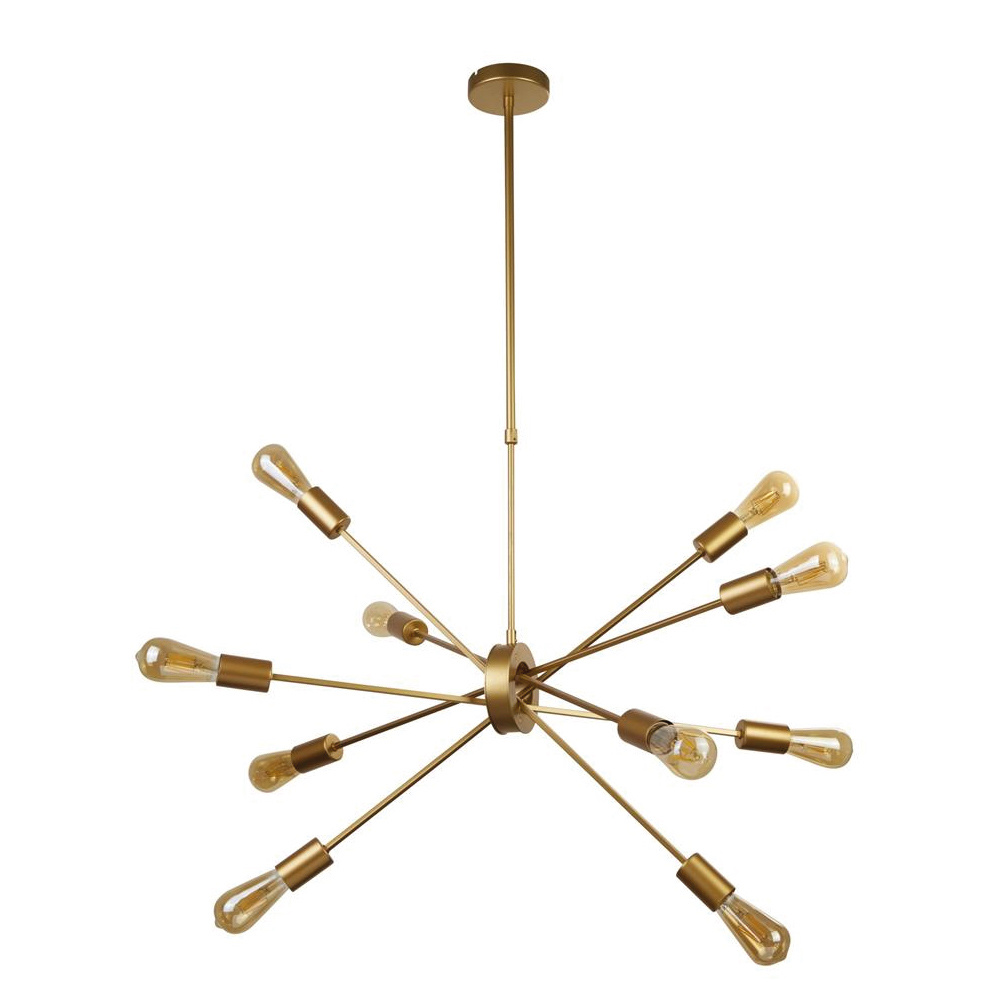 Searchlight Hanglamp Alpha 10L Goud - Mooielampen.com