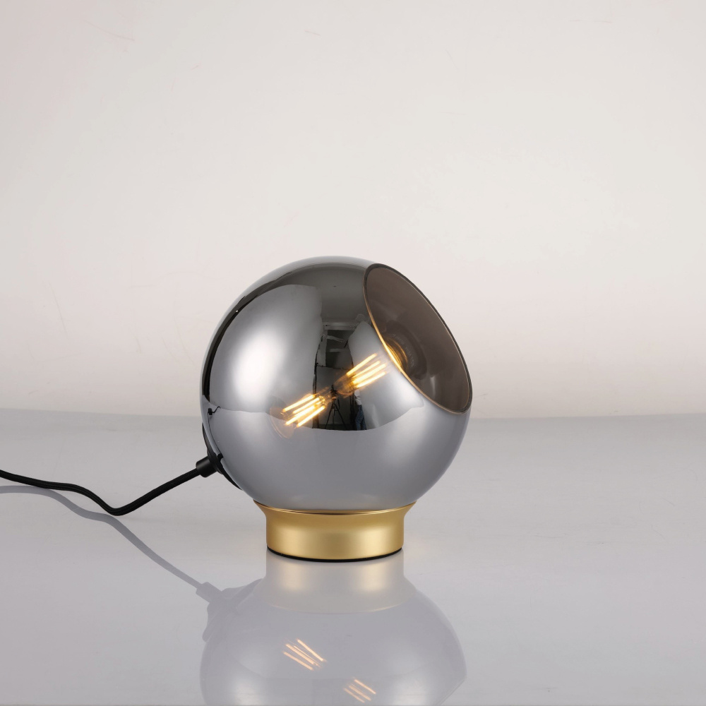 Artdelight Tafellamp Mirror Ring Goud + Glas Marino - Mooielampen.com