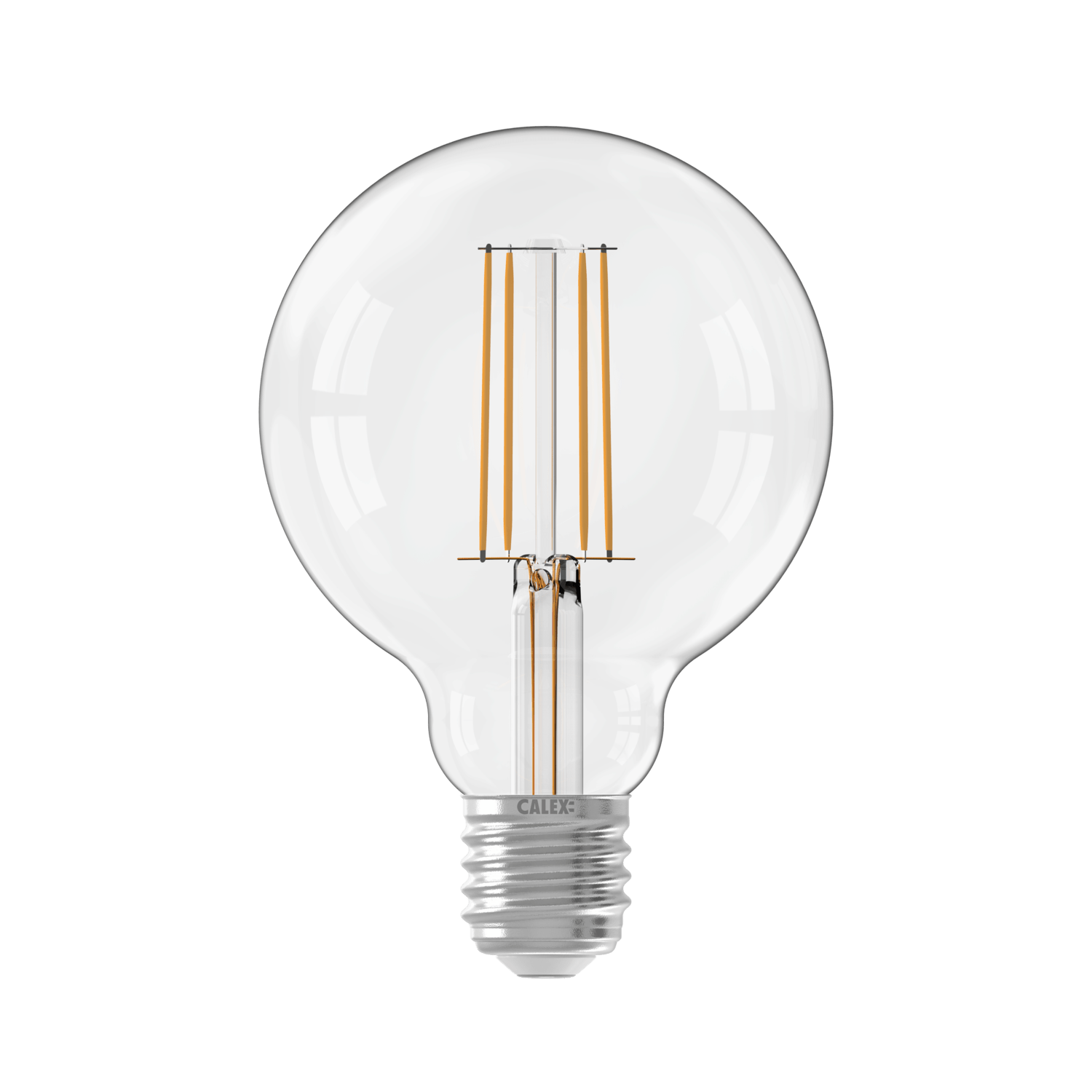 Calex E27 Led Filament Globe 95mm Clear 4,5W dimbaar - Mooielampen.com