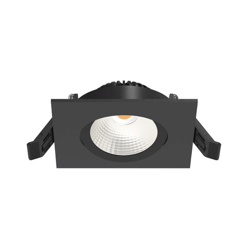 Artdelight Inbouwspot Dublin Vierkant Zwart - Mooielampen.com